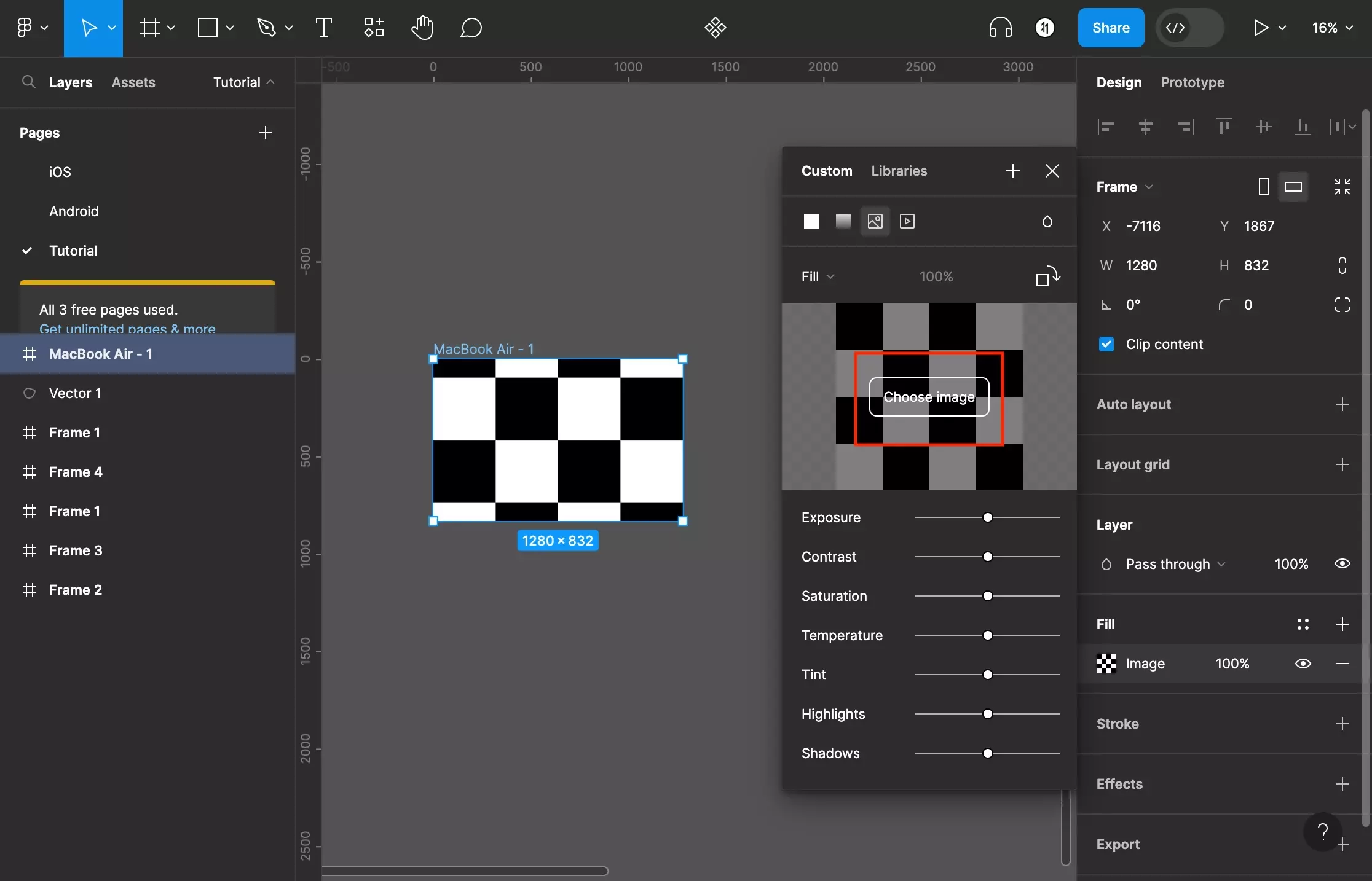 How To Add A Background Image To A Frame Or Shape In Figma